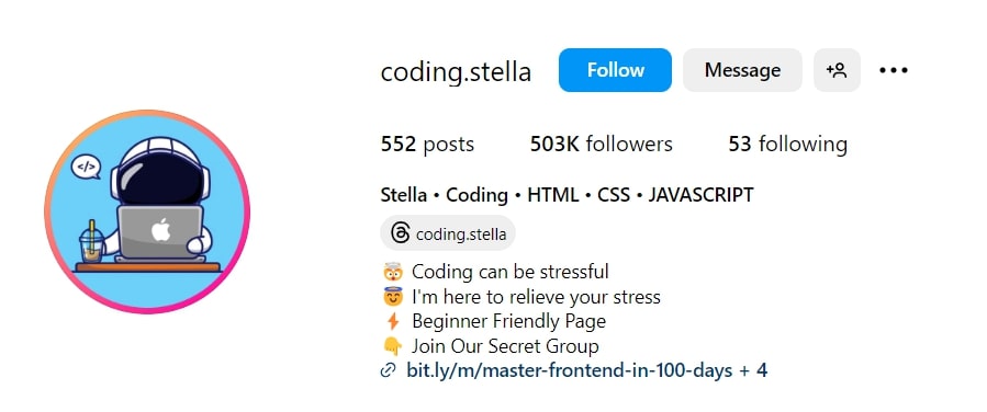 Must Follow Instagram Accounts for Developers in 2024