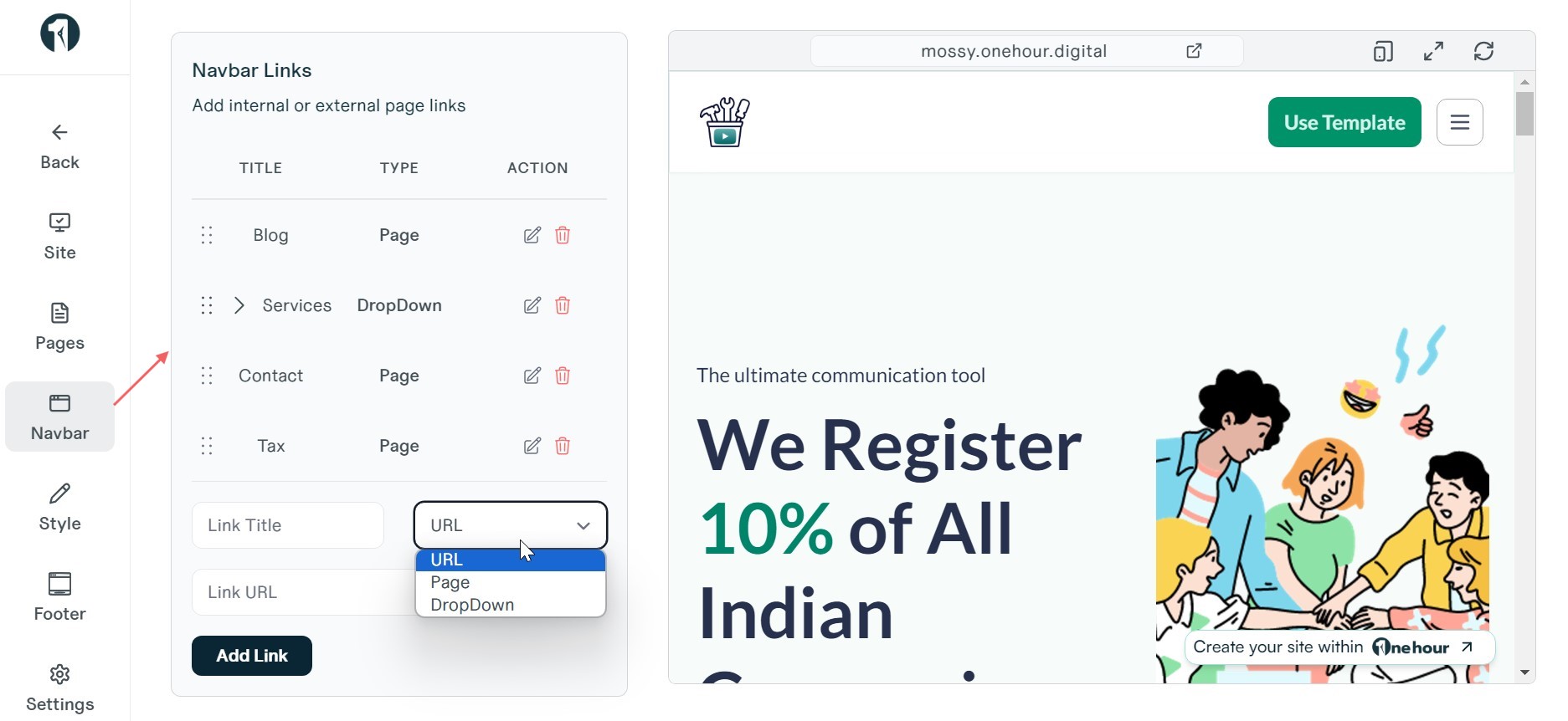 Personal & Portfolio Website Builder | OneHour