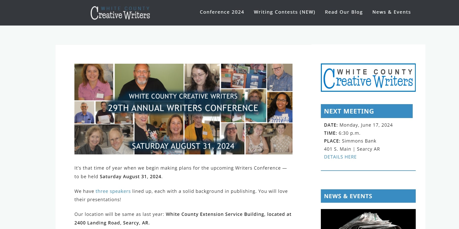 Must Attend Events & Conferences for Writers in 2024
